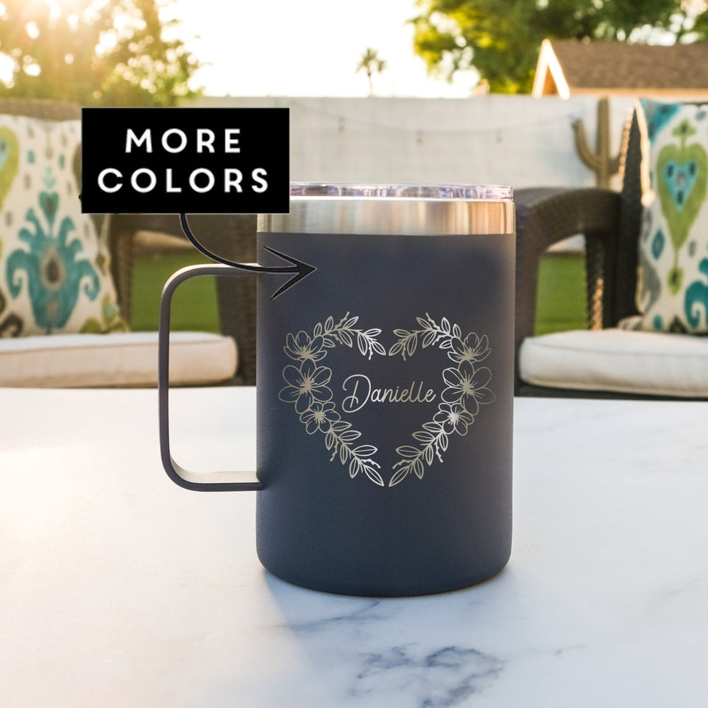 Custom Engraved 16oz Stainless Steel Mug, Design: CUSTOM - Everything ...