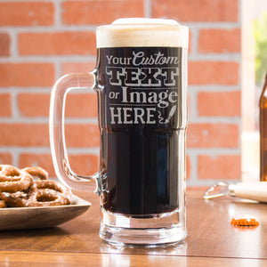 Personalized Beer Mugs - Design: CUSTOM - Everything Etched