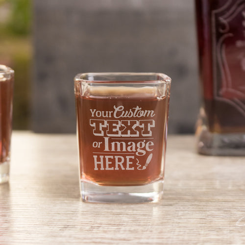 Personalized Shot Glass Design/Logo - Design: CUSTOM - Everything Etched