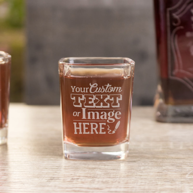 Personalized Shot Glass Design/Logo - Design: CUSTOM - Everything Etched